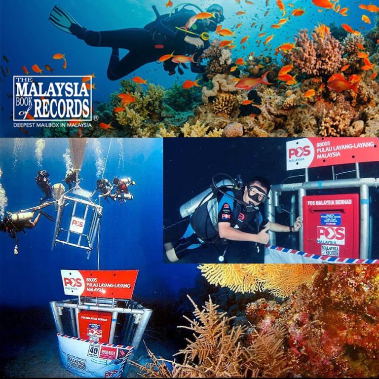 Sabah's Underwater Post Boxes | Sabahnites | Your Ultimate Sabah Guide